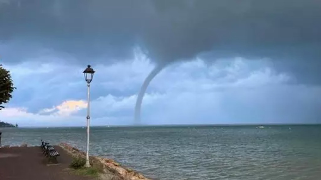 Tornado atinge Lago de Garda, no norte da Itália